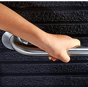 CRODY Bath Wall Attachment Handrails Grab Bar Rails Grab Bar,Safety Toilet Barrier-Free Bathroom Handrail,Shower Non-Slip Aids Towel Rack, Bathroom Balance Grip for Elderly,Disabled/50Cm