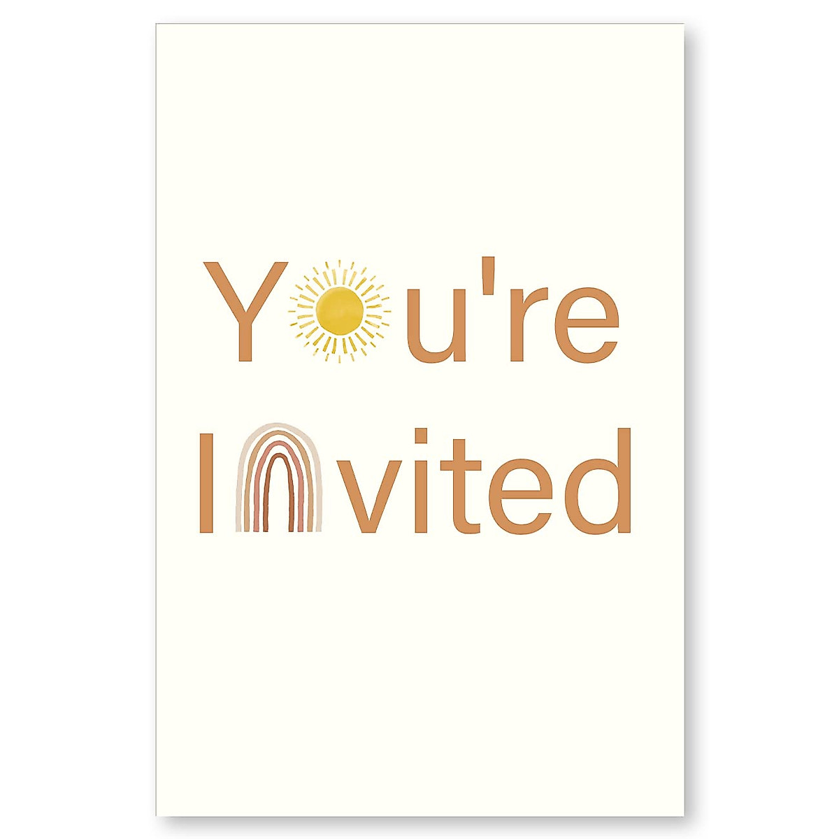 First Trip Around the Sun First Birthday Party Invitations with Envelopes Set of 20 Boho Sun Birthday Party Invites Fill in Blank