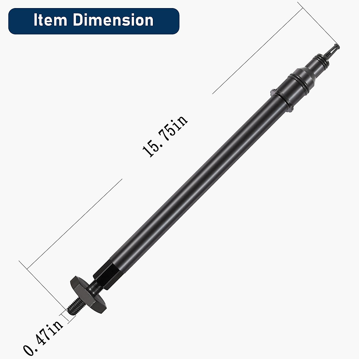 J-47388-A Injector Cup Nozzle Tube Remover and Installer Tool For Detroit Diesel DD13 DD15 DD16, Replace# J-47388-A W470589000700 MH064002