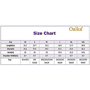 Oalka Sports Bra Womens Longline Padded Crop Tank Yoga Bras Workout Fitness Top Heart Floral Leaf White S