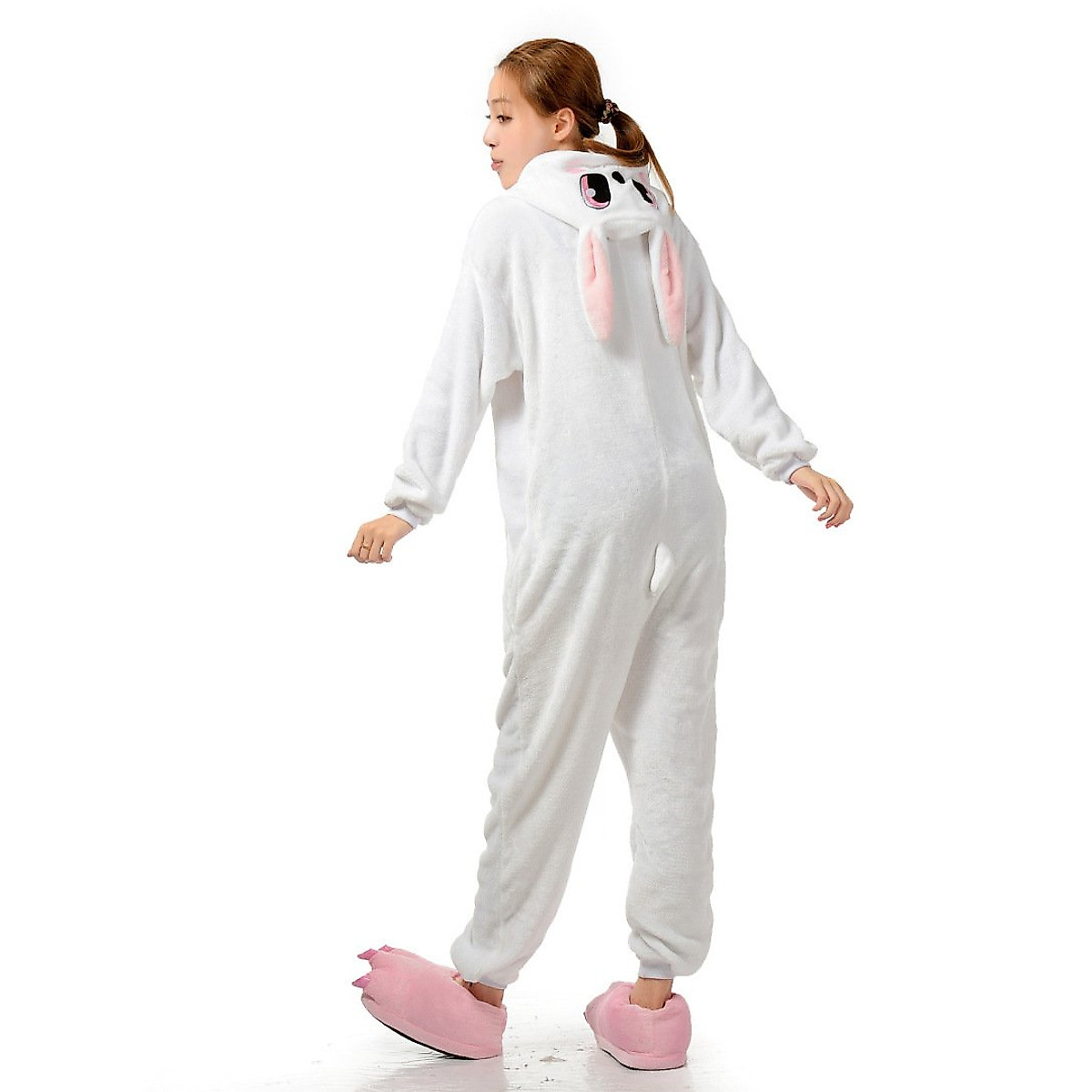 MizHome Easter Bunny Rabbit Cosplay Pajamas Anime Costume Homewear Lounge Wear S