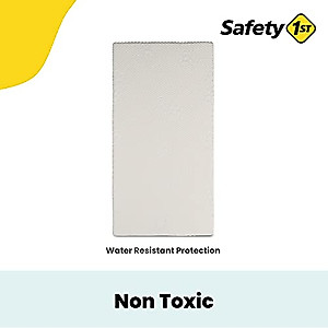 Safety 1st Heavenly Dreams Ultra Baby Crib & Toddler Bed Mattress, Machine Washable, Breathable, Removable Cover, Firm, Fits Standard Size Cribs & Toddler Beds