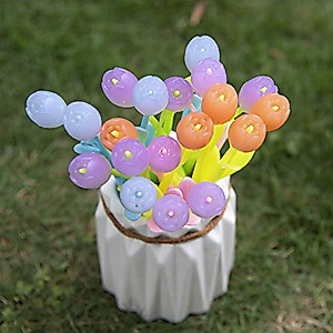 yarachel Color Changing Flower Pens - Pack of 24 Ballpoint Pens Creative Gel Ink Rollerball Pen for School Home Office Stationery Store Kids Girls Gift