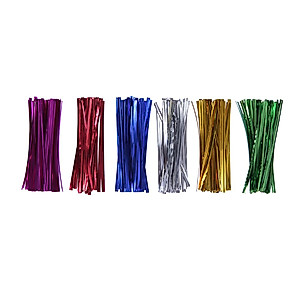 200 Clear Poly Cello Bags 9x12 with Twist Ties - 1.4mils Thickness OPP Large Plastic Bags Party Favors Supplies Thank you Gift (9'' x 12'')