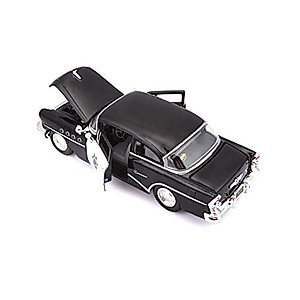 Maisto 1:26 Scale 1955 Buick Century Diecast Vehicle (Styles May Vary), Black, White
