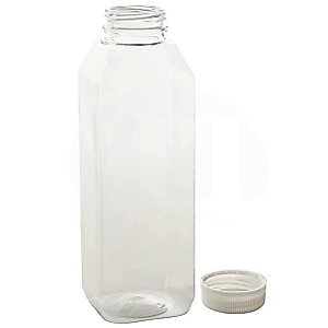 16 OZ PLASTIC JUICE BOTTLES WITH TAMPER EVIDENT CAPS