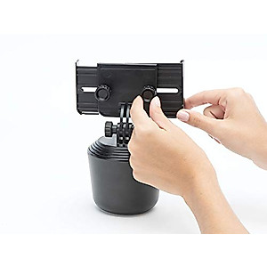 WeatherTech CupFone Two View-Universal Phone Cradle Mount with Black Plastic Knobs