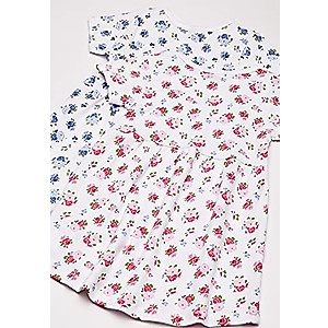 Luvable Friends Baby Girls' Cotton Dress, Floral, 0-3 Months