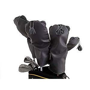 HISTAR Golf Driver Fairway Wood Hybrid Head Corver Husky Cartoon Animal Golf Cover (3Pcs)