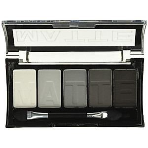 L.A. COLORS 5 Color Matte Eyeshadow, Black Lace, 0.08 Oz