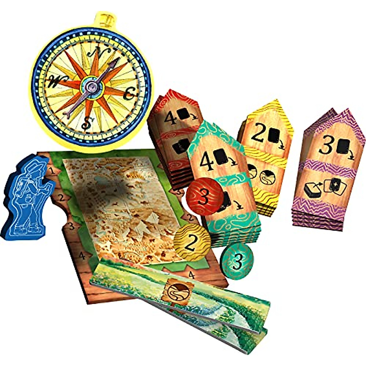 Meadow Board Game - Nature Observing Drafting and Set Collection Game, Strategic Exploration, Fun Family Game for Kids & Adults, Ages 10+, 1-4 Players, 60-90 Minute Playtime, Made by Rebel Studio