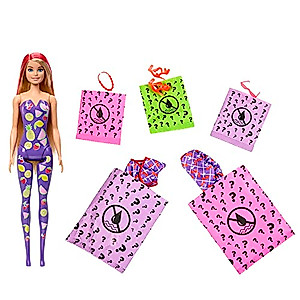 Barbie Color Reveal Doll & Accessories, Scented Sweet Fruit Series, 7 Surprises, 1 Barbie Doll (Styles May Vary)