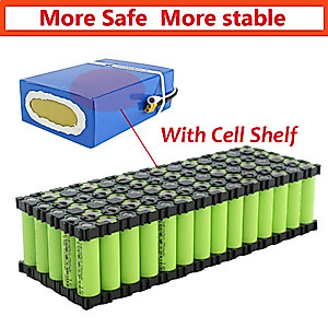 72V 20AH Ebike Battery with 60A BMS Protection for 72V 3000W 2500W 2000W 1500W Ebike, Motorcycle, Scooter, Go Kart, PVC Lithium Battery Pack