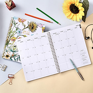 2024-2025 Planner - Academic Planner 2024-2025, Jul.2024 - Jun.2025, 8" x 10", 2024-2025 Planner Weekly & Monthly Thick Paper, Perfect Daily Organizer - Art Floral