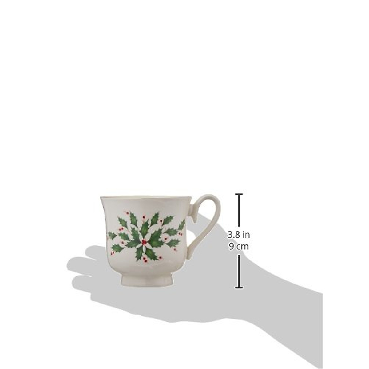 Lenox Holiday Teacup with Candle, Pine