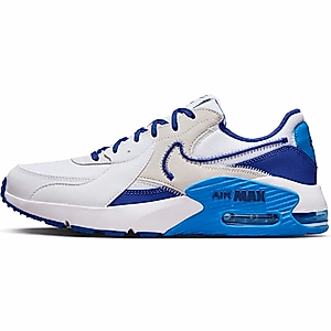 Nike Men's Air Max Sneaker, White Deep Royal Blue Photo Bl, 10