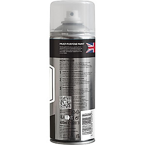 JENOLITE Directorust Satin Spray Paint | BLACK | 400ml (13.52fl oz) | Semi-Gloss Spray Paint | Wood, Metal, Plastic, Ceramic & Rusted Surfaces | Interior & Exterior Use | RAL 9005