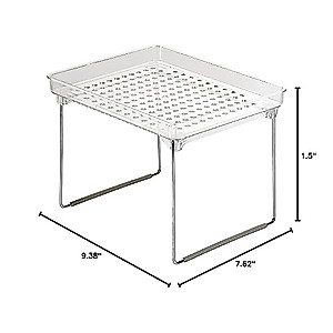 madesmart 95-79062-06 Small Stacking Shelf W/Holes