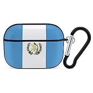 VINISATH Guatemala Flag Compatible with AirPods Pro Case Cover with Keychain Portable Shockproof Airpod Cases Accessories Protective Case for Women Men Girls Hard Headphone Case for Apple Airpods Pro