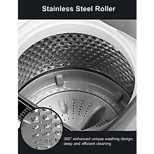 Portable Washing Machine - Compact 2.3 Cu.ft Portable Washer, Full-Automatic Top Loader for Space Saving, Ideal for Apartments, Homes, and Dorms, 10 Wash Cycles, Low Noise, IPX4