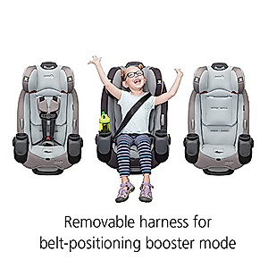 Safety 1st Grow and Go Comfort Cool All-in-One Convertible Car Seat, Rear-facing 5-50 lbs, Forward-facing 22-65 lbs, and Belt-positioning booster 40-100 lbs , Niagara Mist