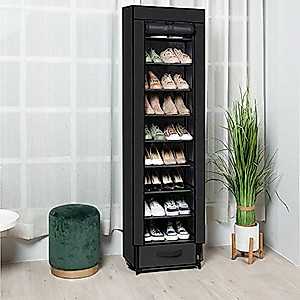 OYREL Shoe Rack, Sturdy Metal Shoe Rack Organizer,Narrow Shoe Rack,Shoe Racks for Closets,Shoes Rack,Shoe Stand,Shoe Shelf