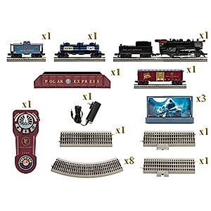 Lionel The Polar Express Freight 5.0 Electric O Gauge Train Set with Bluetooth & Remote
