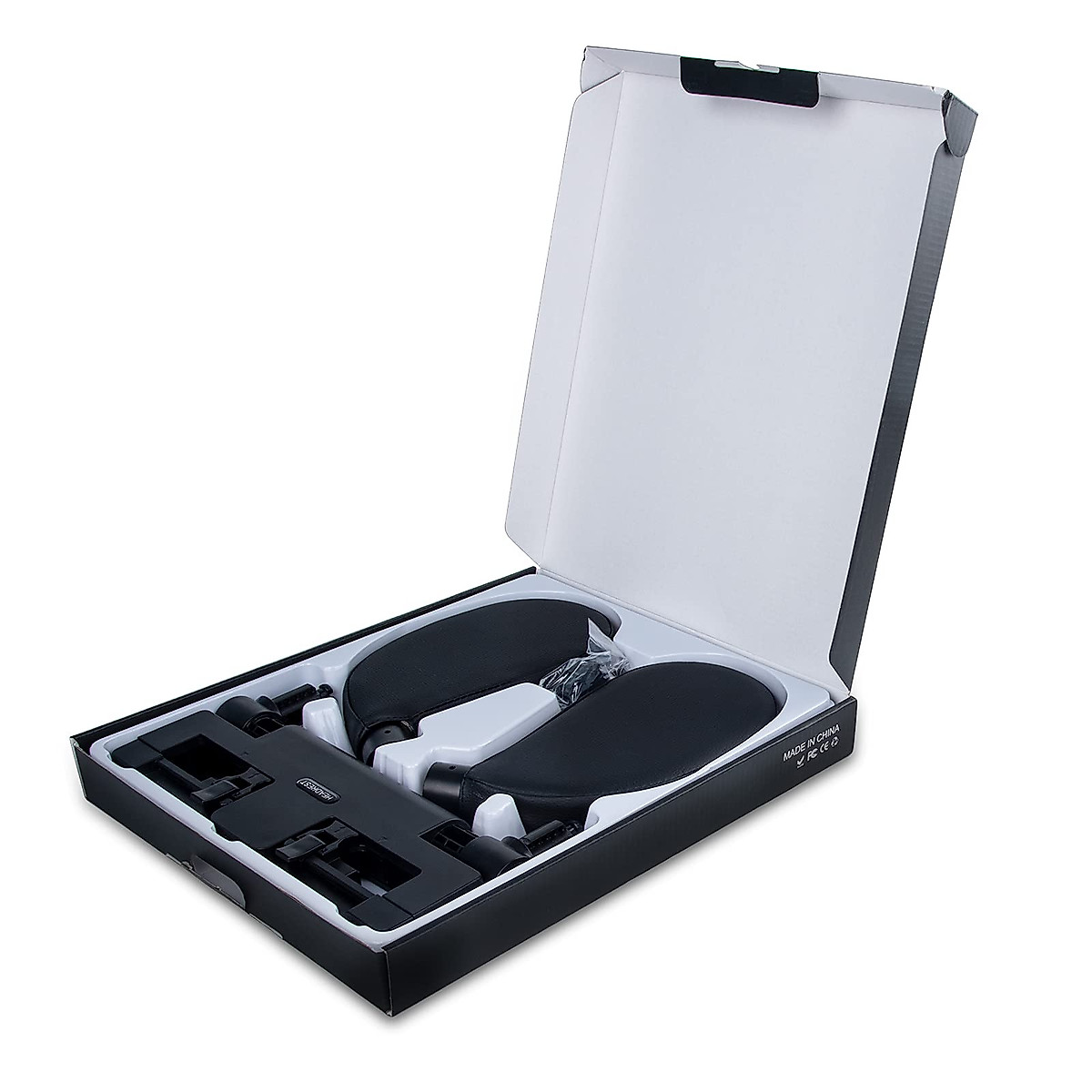 TICARVE Car Headrest Pillow, Car Seat Head Neck Supports, Car Seat Back Hanger Hook, Adjustable Both Side Travel Car Sleeping Pillow for Kids Adult (Black)