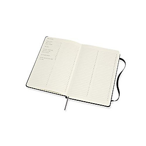 Moleskine PRO Notebook, Hard Cover, Large (5" x 8.25") Professional Project Planning, Black, 240 Pages