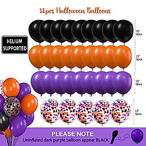 Halloween Decorations Party Supplies, Happy Halloween Banner, Halloween Foil Fringe Curtains, Boo Foil Balloon, Spider Foil Balloon, Halloween Photo Backdrop