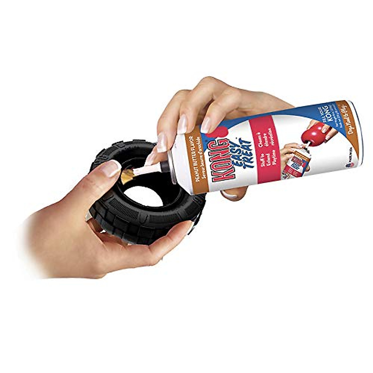 KONG Extreme Tire for Power Chewers - Treat Dispensing Dog Toy - for Medium/Large Dogs