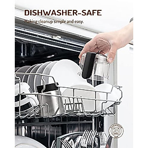 TWOMEOW Electric Coffee Grinder for Beans, Spices and Herb, Stainless Steel Blades, 1 Removable Stainless Steel Bowls, Makes up to 9 Cups, Black