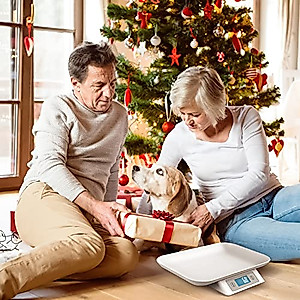 Digital Baby Scale for Pets, Accuracy 1g/0.035oz, Measuring Range 0.1oz-33lbs,Unit g/kg/lb/oz/tl/ml, Suitable for Kitten Puppy Rabbit Tortoise Snake Etc