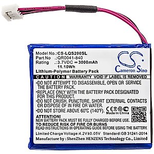 Replacement Battery for IQ Panel 2 IQ Panel 2 Plus fits Part no QR0041-840 SP584646-1S2P