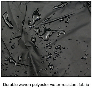 ASkinds Patio Hanging Egg Chair Covers with Zipper, Durable Double Wicker Egg Swing Chair Covers 91" Hx80 D Waterproof Resisatnt Outdoor Garden Chair Cover, Windproof Hanging Chair Cover(Black)