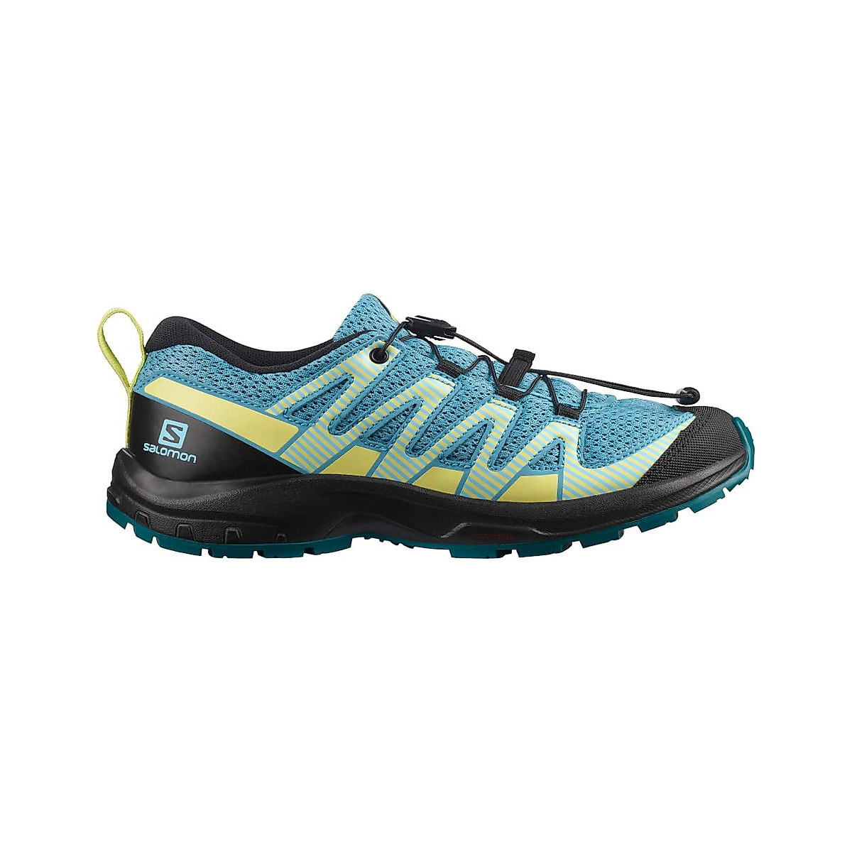 Salomon Kid's XA PRO V8 Trail Running Shoes, Delphinium Blue/Black/Charlock, 6 Big Kid