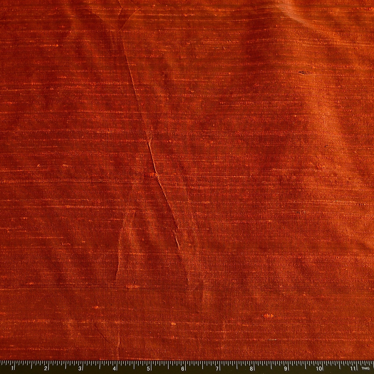 54" Wide - Iridescent Rust Dupioni Silk, 100% Silk Fabric, by The Yard