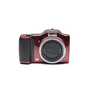 Kodak PIXPRO Friendly Zoom FZ152-RD 16MP Digital Camera with 15X Optical Zoom and 3" LCD (Red)