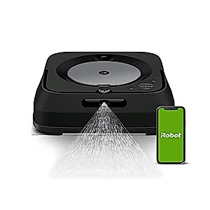iRobot Braava Jet m6 6113 Ultimate Robot Mop - Wi-Fi Connected, Precision Jet Spray, Smart Mapping, Compatible with Alexa, Ideal for Multiple Rooms, Recharges and Resumes, Graphite