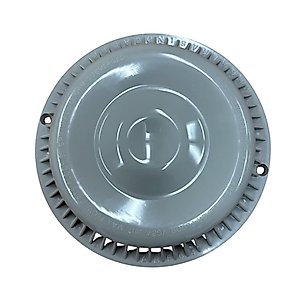 DPM Inground Swimming Pool Heavy-Duty Anti Vortex ABS Main Drain Covers for Inground Pools | Drain Replacement Cover | Pool Drain Covers for Inground Pools 7 3/8" (Light Grey)