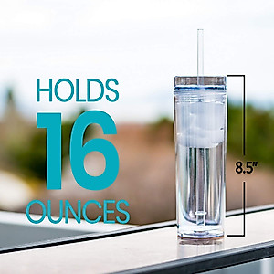 STRATA CUPS BUNDLE! 16 oz Clear Acrylic Tumblers (12 pack) + 13.5 oz Camera Lens Coffee Mug