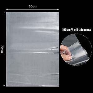 25 Pieces 5 Gallon Bucket Liner Bags Ice Bucket Liner Food Grade Bag Heavy Duty Leak Proof for Home Kitchen Marinating and Brining Food Storage (20 x 28 Inch)