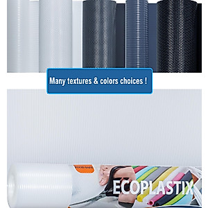 Shelf Liners for Kitchen Cabinets Drawer Liner Non-Slip Cabinet Liners EVA Material Non-Adhesive Shelf Liners Fridge Liner Strong Grip Cabinet Liner. Water & Oil Proof. Gray Strip 18 in X 20 Ft