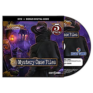 Legacy Games Amazing Hidden Object Games for PC: Mystery Case Files (5 Game Pack) - PC DVD with Digital Download Codes