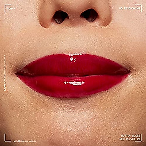 NYX PROFESSIONAL MAKEUP Butter Gloss, Non-Sticky Lip Gloss - Red Velvet (Deep Red)