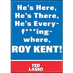 Ata-Boy Ted Lasso Roy Kent 2.5" x 3.5" Magnet for Refrigerators and Lockers…
