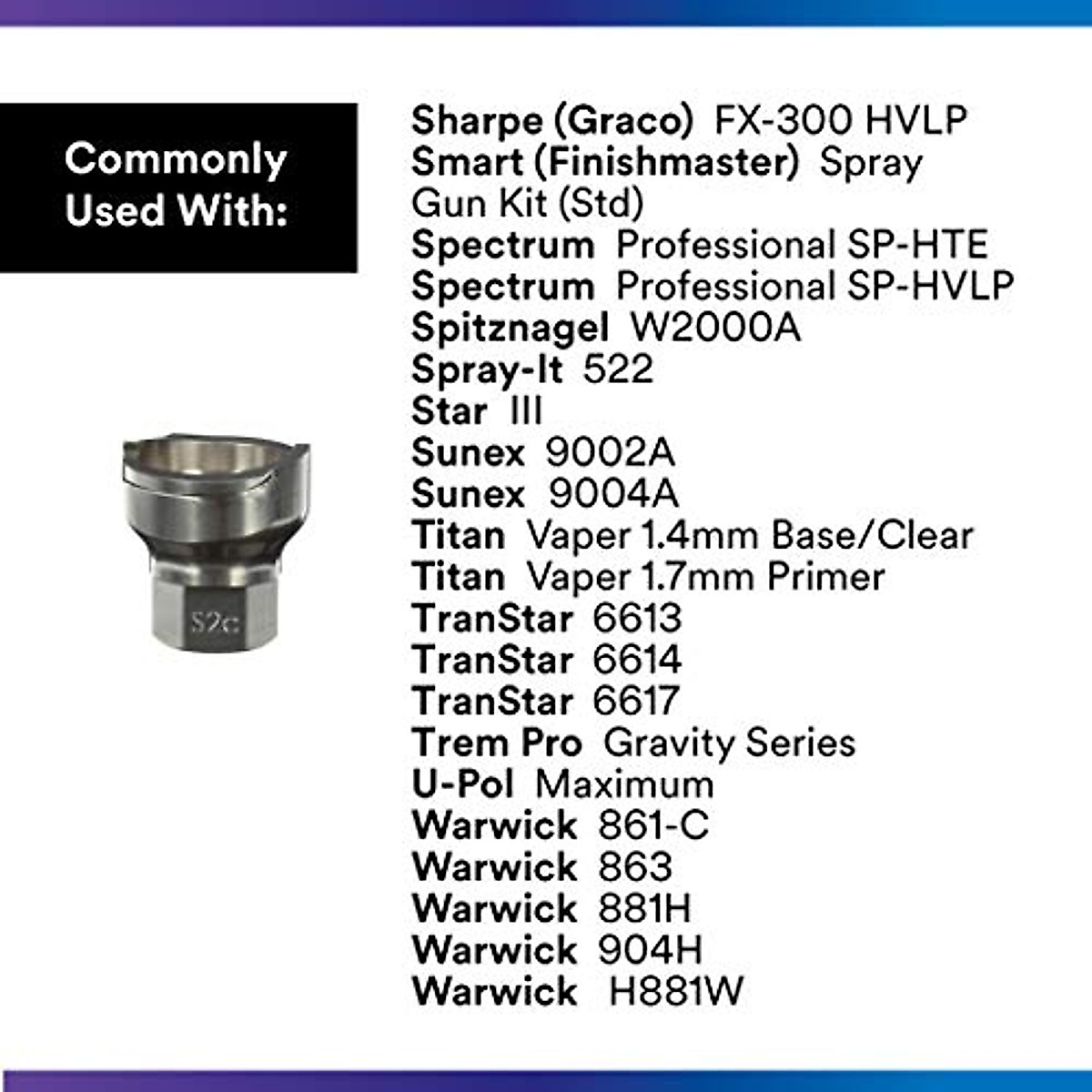 3M 26003 PPS 2.0 Spray Gun Adapter 16 mm Female, 1.5 mm Thread, 1 Pack