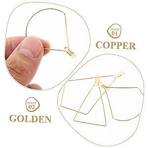 150 Pcs DIY Earring Hoop Earrings Parts Earrings Wire Hoops Earring Components Earrings Beading Jewelry Craft Art Accessories Earring Findings Charms Pendant Frame DIY Charm Ring