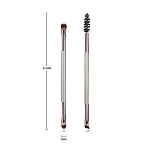 Vintage Makeup Brushes 2PCS Double End Eyelash Brush Cosmetic Eyeshadow Brush Makeup Tool Wet And Wild Makeup Brushes
