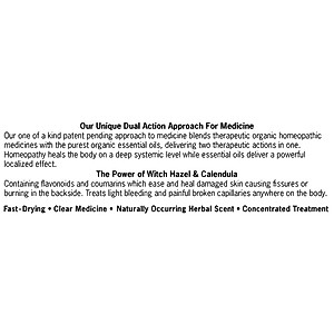 Forces of Nature – Natural, Organic Fissure Care (5ml) Non GMO, No Harmful Chemicals –Soothe and Relieve Burning, Throbbing, Stinging, Itchy, Bleeding Tissue Caused by Fissures or Hemorrhoids